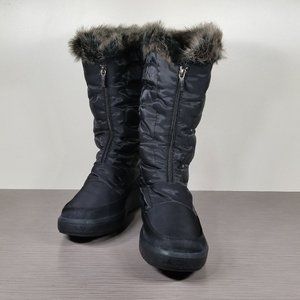 Pajar | Shoes | Pajar Louisa Fauxfur Trim Ice Grip Boots Black Womens ...